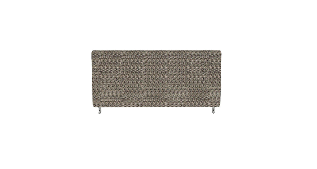 Impulse Plus 450x800mm Oblong Desktop Screen Lead Fabric Light Grey Ed ...
